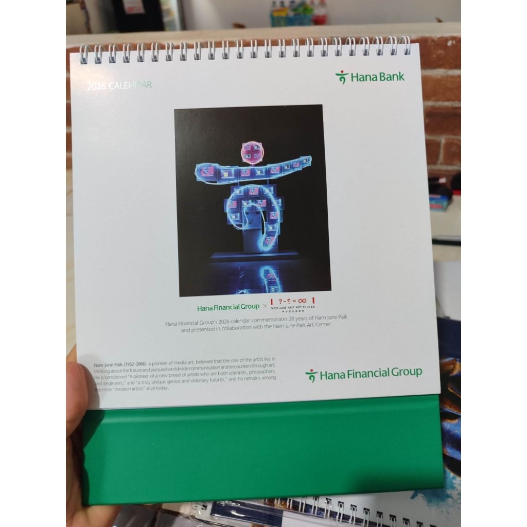 Jual Kalender duduk 2026 Hana Bank. Kalender meja | Shopee Indonesia
