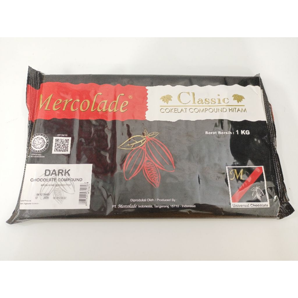 Jual MERCOLADE COMPOUND CLASSIC DARK 1kg | Shopee Indonesia