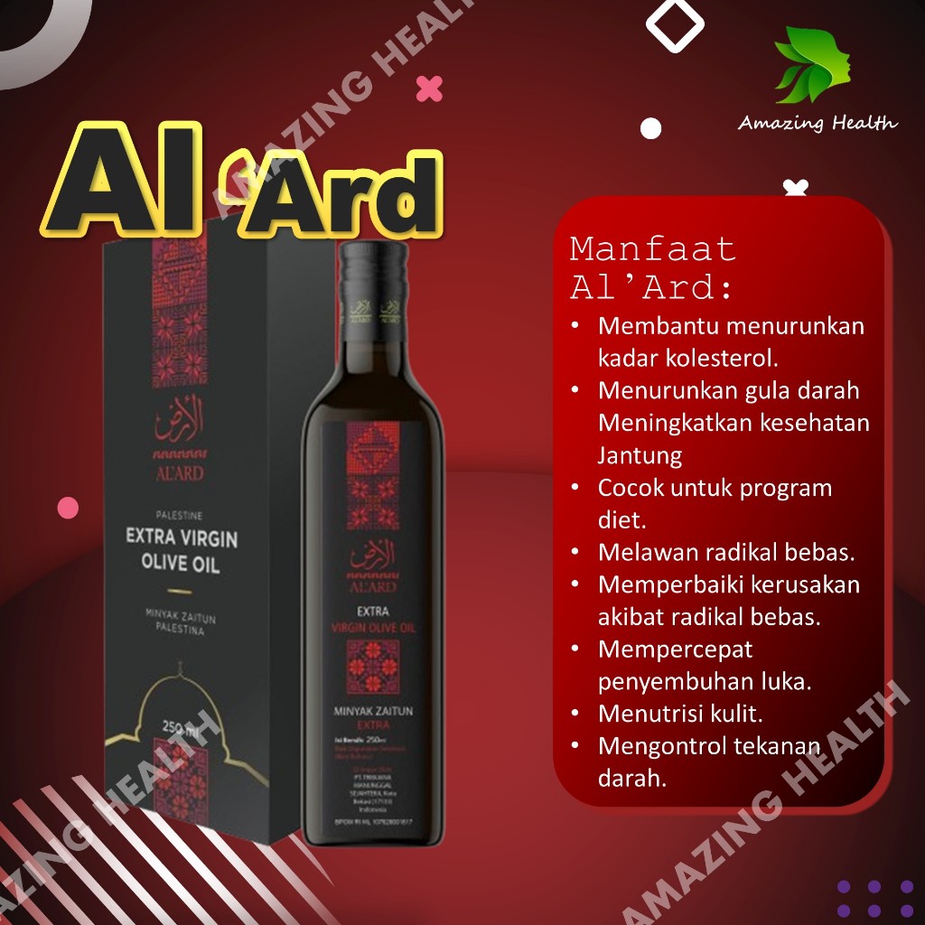 Jual Al Ard - Deep Extra Virgin Olive Oil Minyak Zaitun HNI HPAI ...