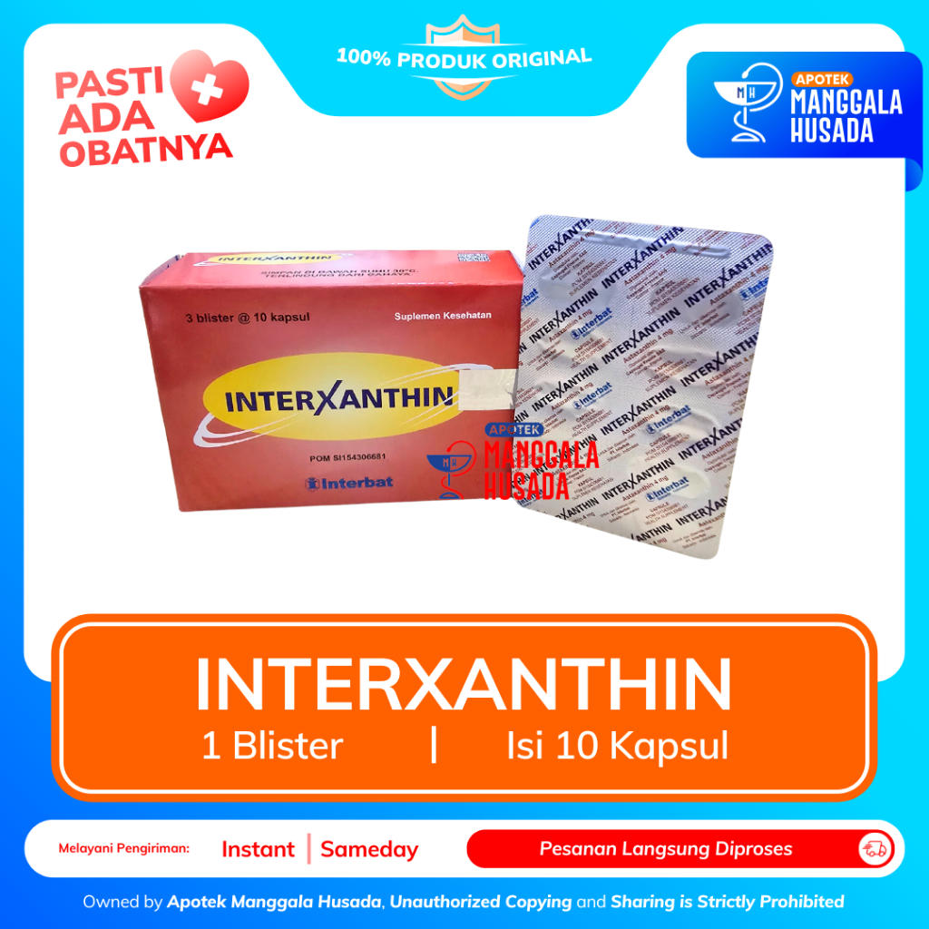 Jual INTERXANTHIN SUPLEMEN @ 10 KAPSUL | Shopee Indonesia
