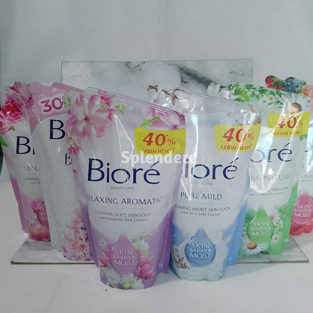 Jual BIORE BODY FOAM SABUN MANDI CAIR REFILL 800 ML | Shopee Indonesia