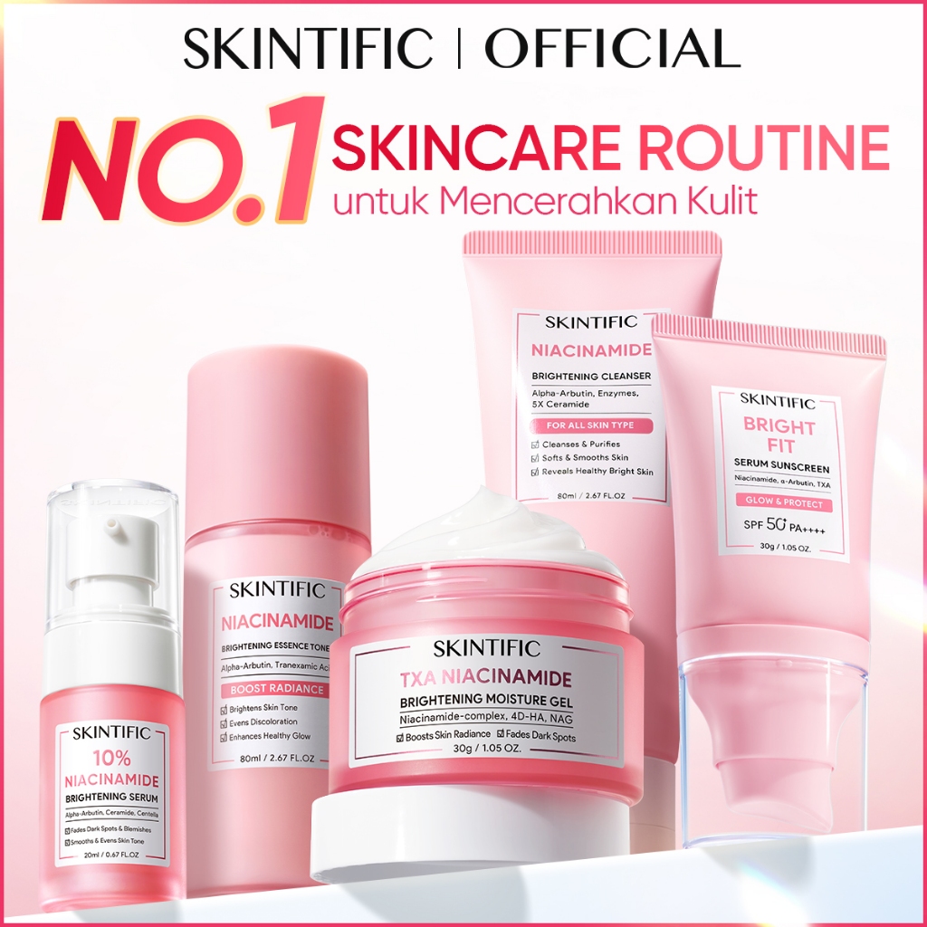 Jual SKINTIFIC - Niacinamide Brightening Series | 5-in-1 Set|Serum ...