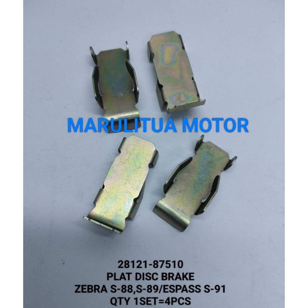Jual PLAT DISC BRAKE UNTUK MOBIL ZEBRA S-88,S-89/ESPASS S-91 (28121 ...