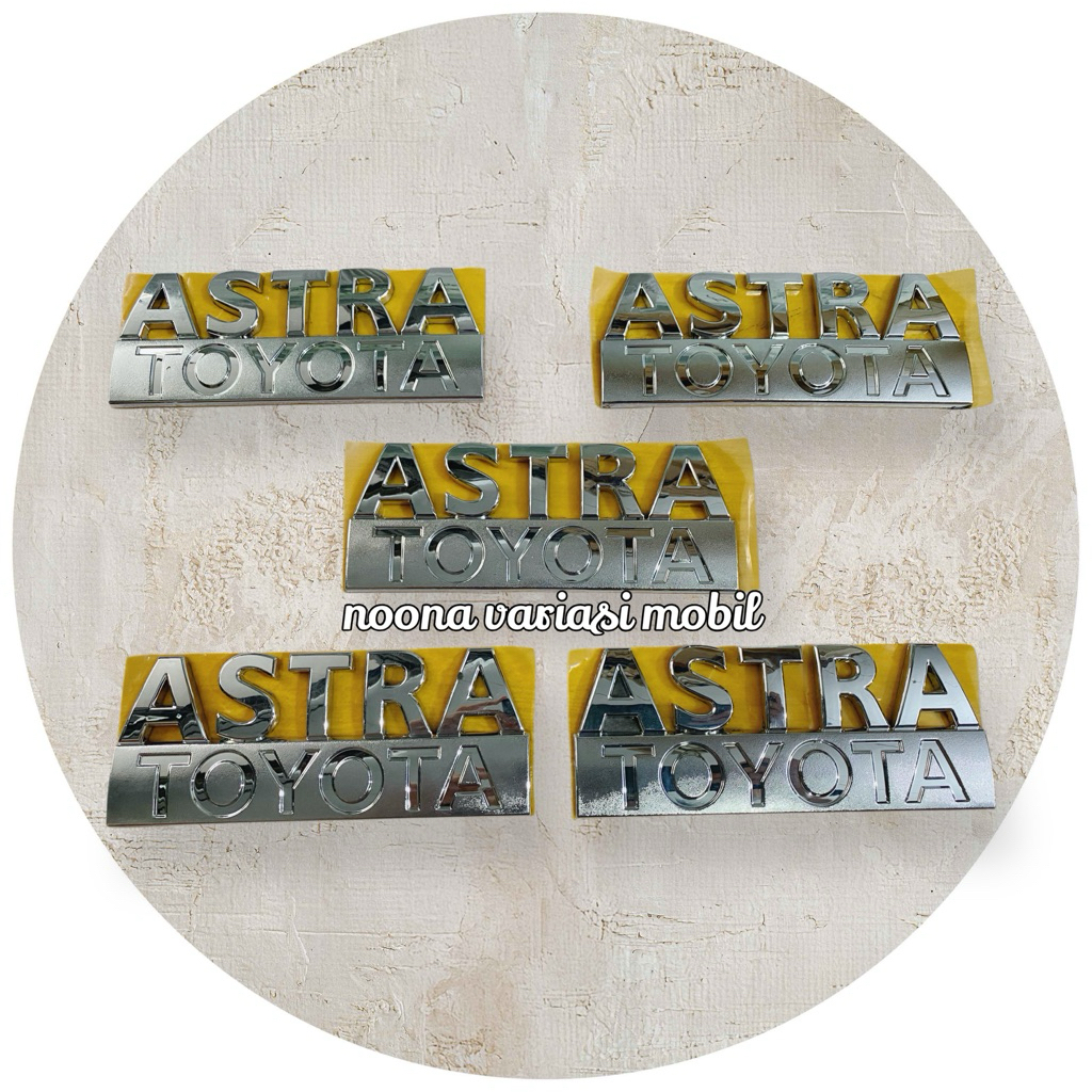 Jual Logo Emblem Lambang Mobil Astra toyota chrome 1pcs | Shopee Indonesia