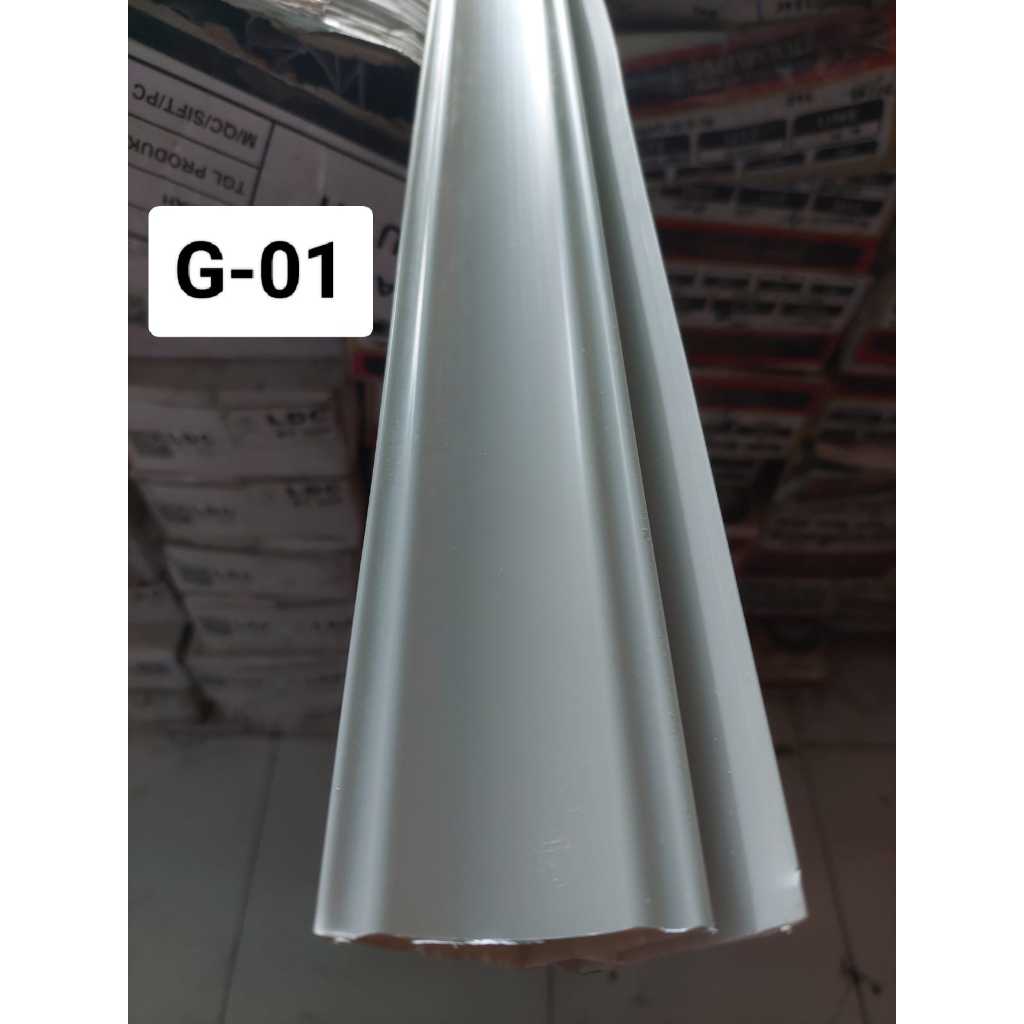 Jual Lis PVC (Lis sudut, Lis profil PVC) ukuran panjang 4 mtr x Lebar ...