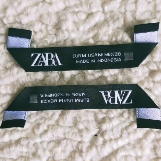 Jual tag zara label size misc | Shopee Indonesia