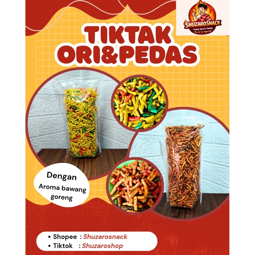 Jual T'TIKTAK MAKANAN KHAS CIAMIS KEMASAN 250GR 500GR 1KG | SNACK JADUL ...
