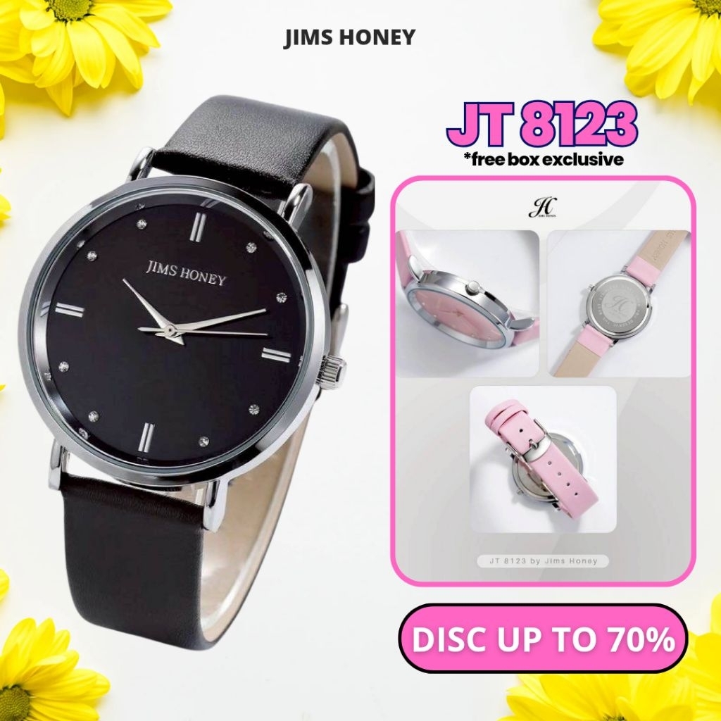 Jual Jims Honey JT 8123 - Jam Tangan Analog Wanita Minimalis Classy ...