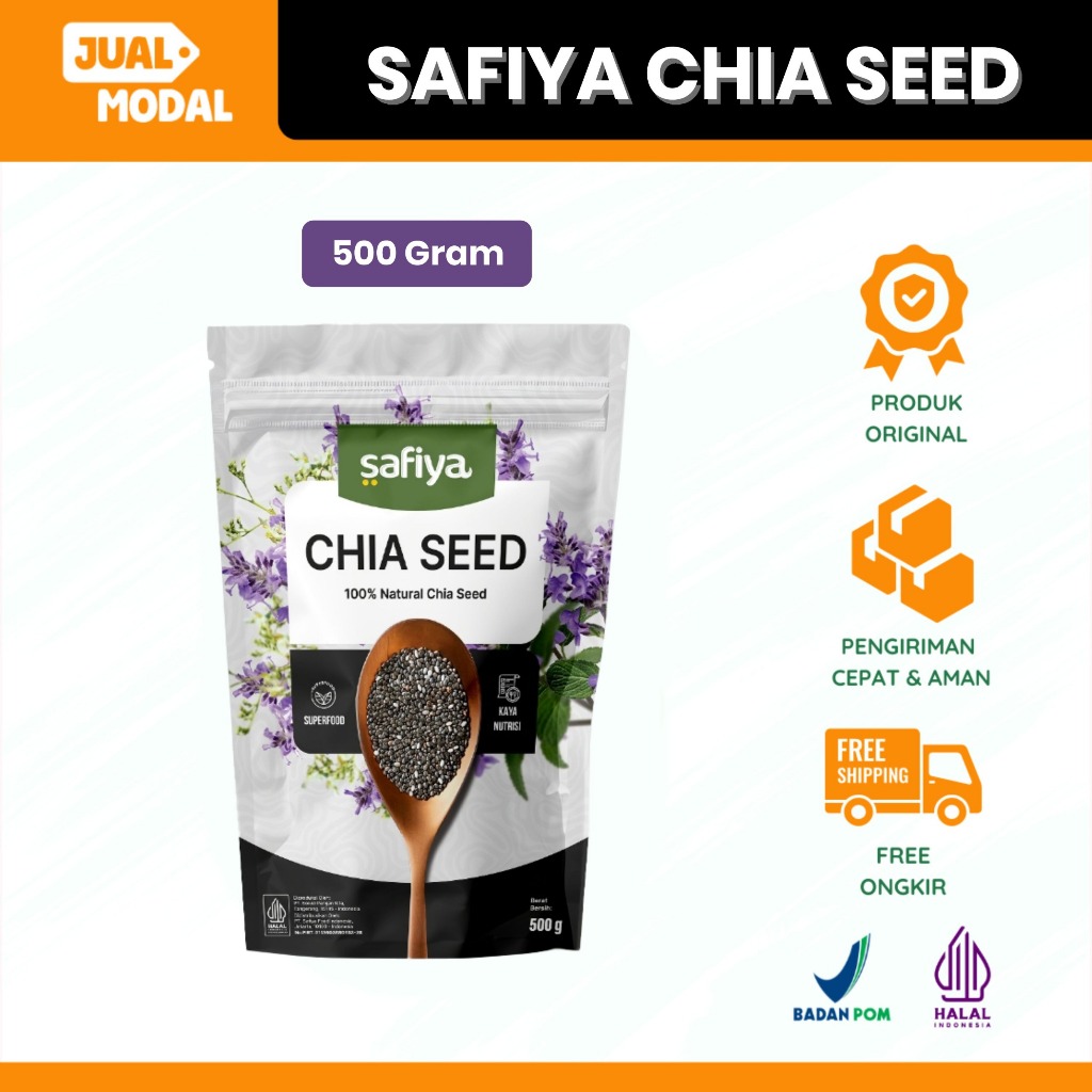 Jual Chiaseed Organik 500 Gram Chia Seed Detox Premium | Shopee Indonesia