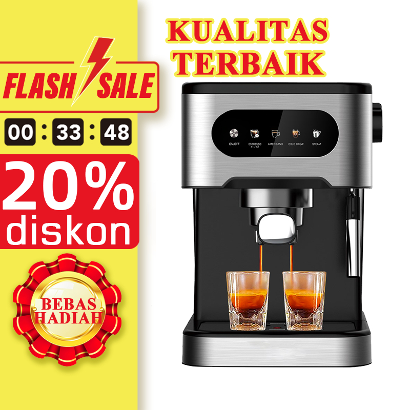Jual LAHOME 5 In 1 Mesin Pembuat Kopi Espresso Otomatis Dijual Panel ...