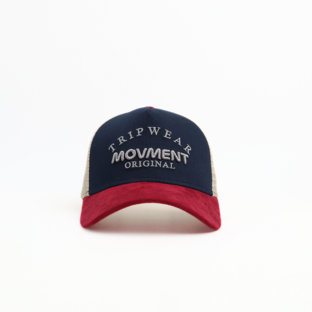 Jual Delibra X Movment Topi Pria Wanita Trip Wear Maroon Navy | Shopee ...