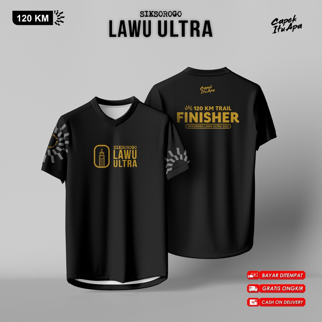 Jual JERSEY LARI RUNNING TRAIL MARATHON SIKSO ROGO LAWU ULTRA 2025 ...