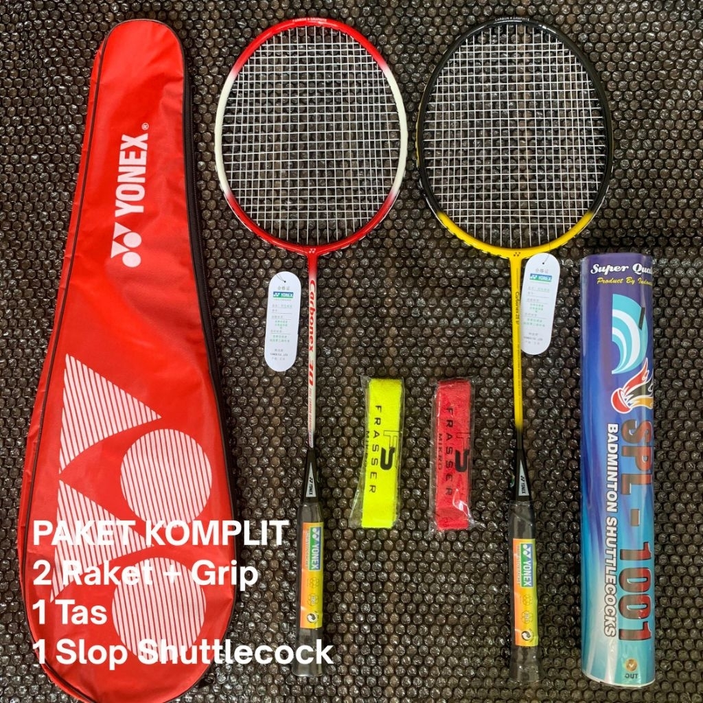 Jual Raket Badminton Bulutangkis Terusan Lengkap Dengan Tas Shuttlecock ...