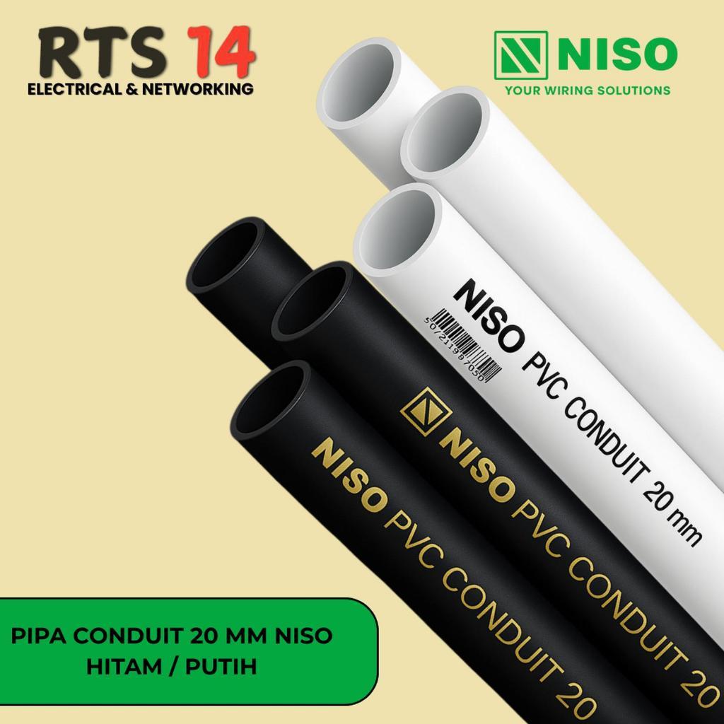 Jual Pipa NISO Conduit 20mm Panjang 2.9M 20 mm / Pipa Kabel Listrik ...