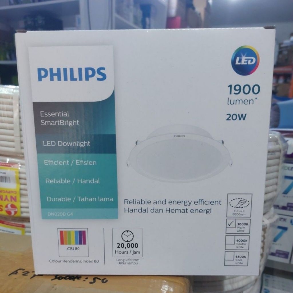 Jual lampu led downlight philips dn020b 20w g4 | Shopee Indonesia