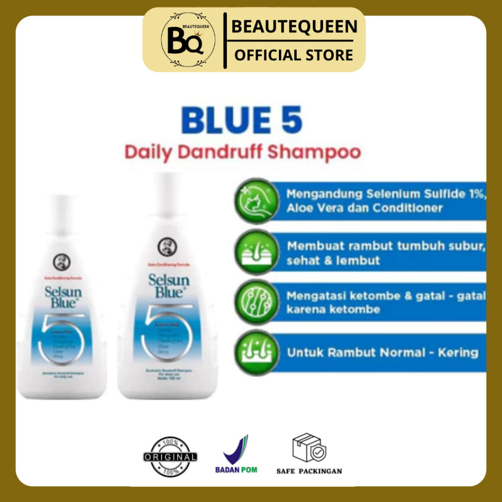 Jual SELSUN - BLUE 5 Exclusive Dandruff Shampoo - 120ml (Anti-dandruff ...