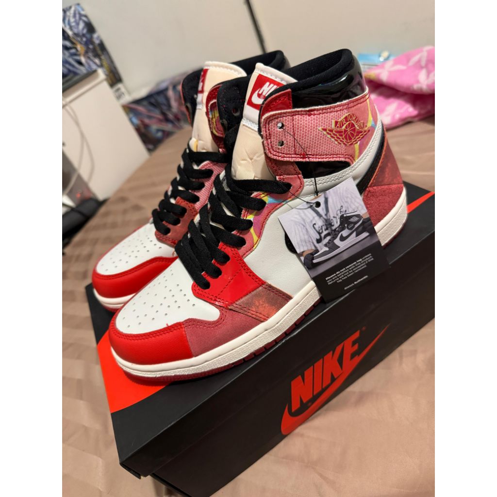 Jual Air Jordan 1 High OG Spider-Man Across the Spider-Verse | Shopee ...