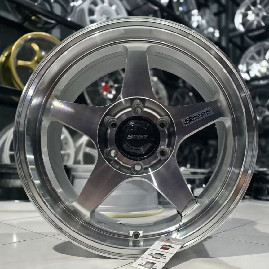 Jual velg mobil r18 spoon yusta ring 18 lebar 9 velg racing ring 18 ...
