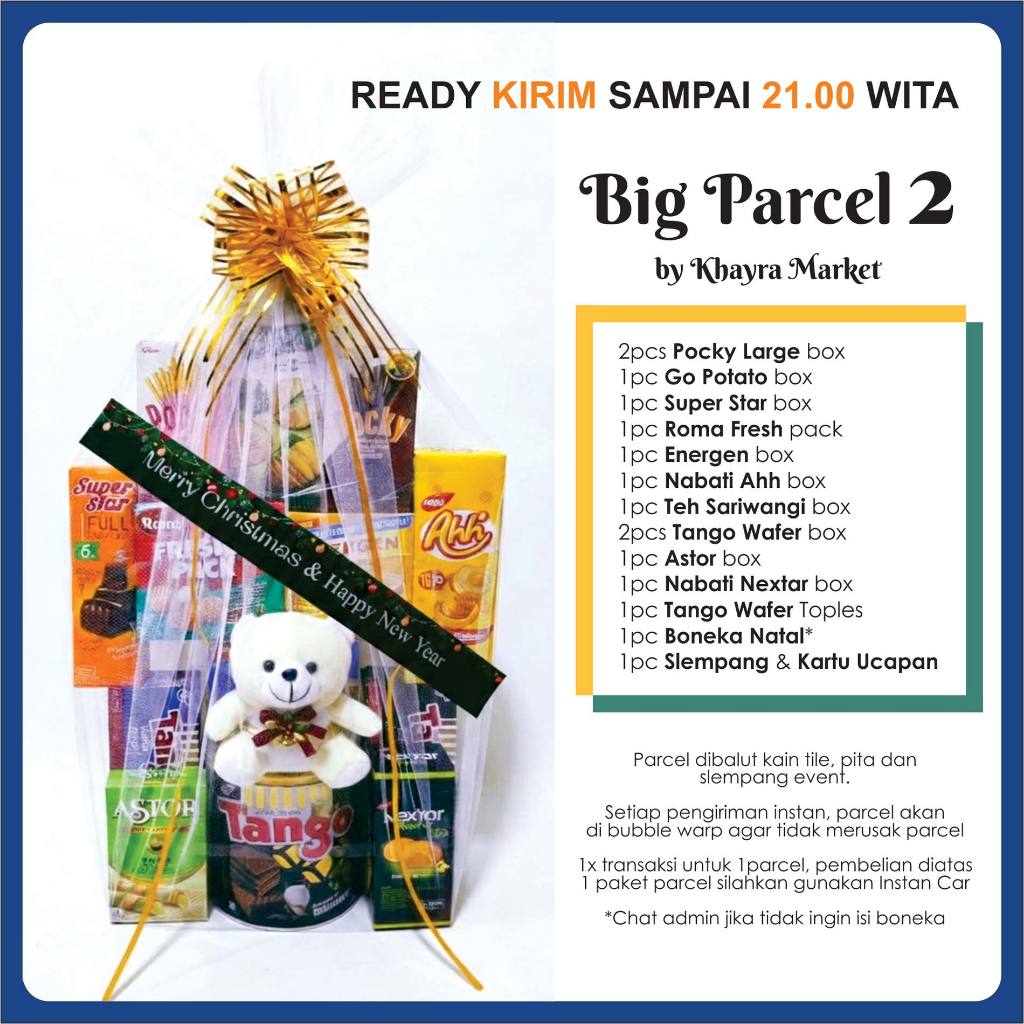 Jual Parcel Natal dan Tahun Baru Free Kartu Ucapan / Parcel Lebaran ...