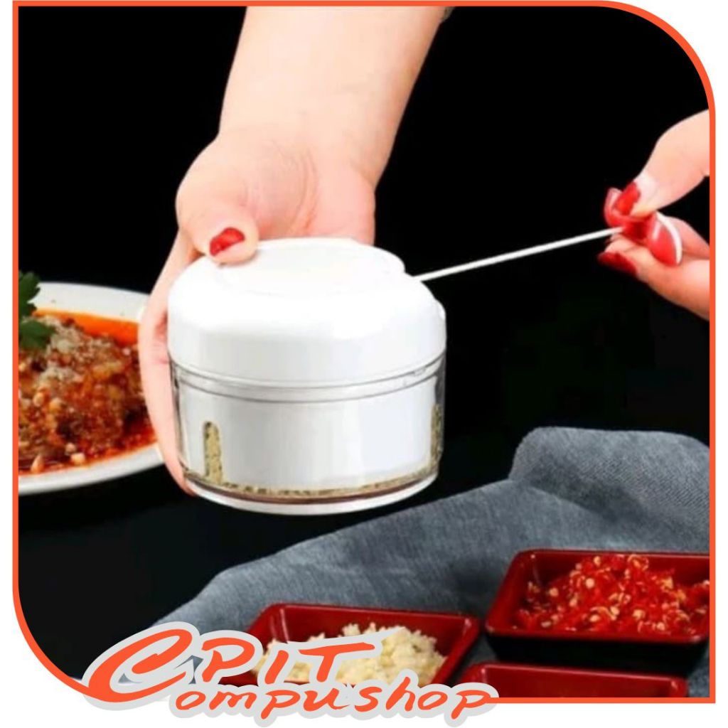 Jual Mini Speedy Chopper Blender Tangan Tarik Bumbu Daging Kitchen ...
