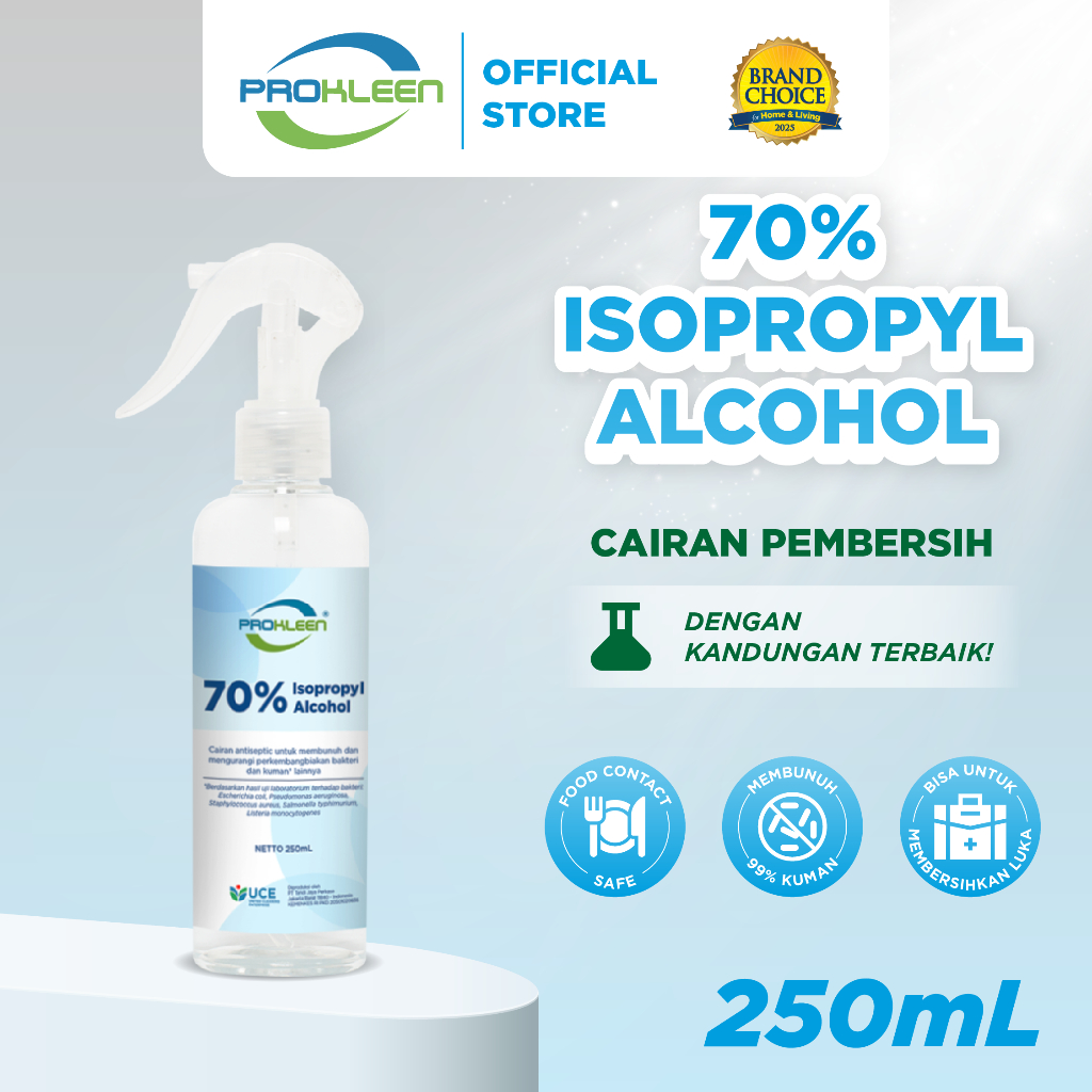 Jual PROKLEEN 70% Isopropyl Alkohol Antiseptik Sanitizer Disinfectant ...