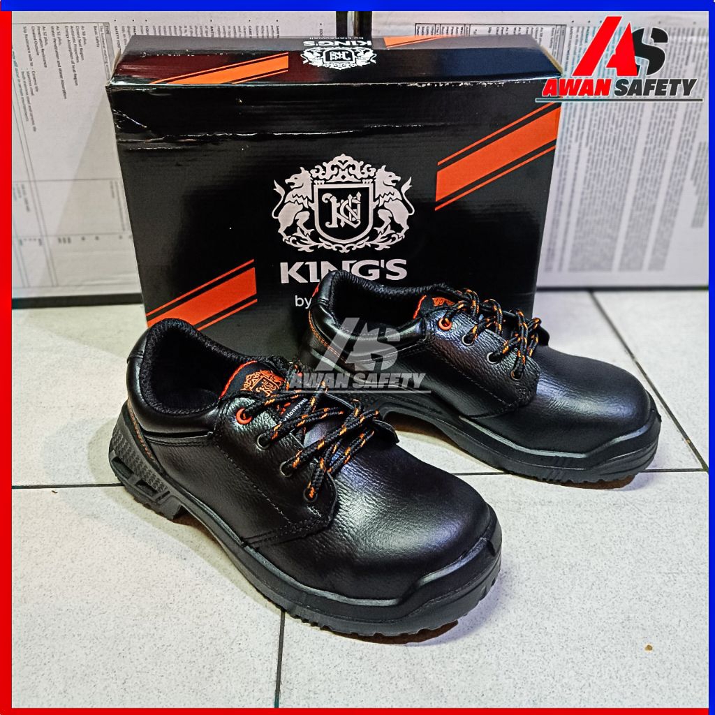 Jual Sepatu Safety Kings KWS 200 X Hitam Anti Static Oil Resistant ...