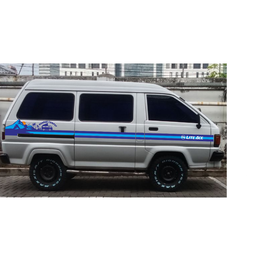 Jual STICKER CUTTING MOBIL Toyota lite ace CUSTOM | Shopee Indonesia