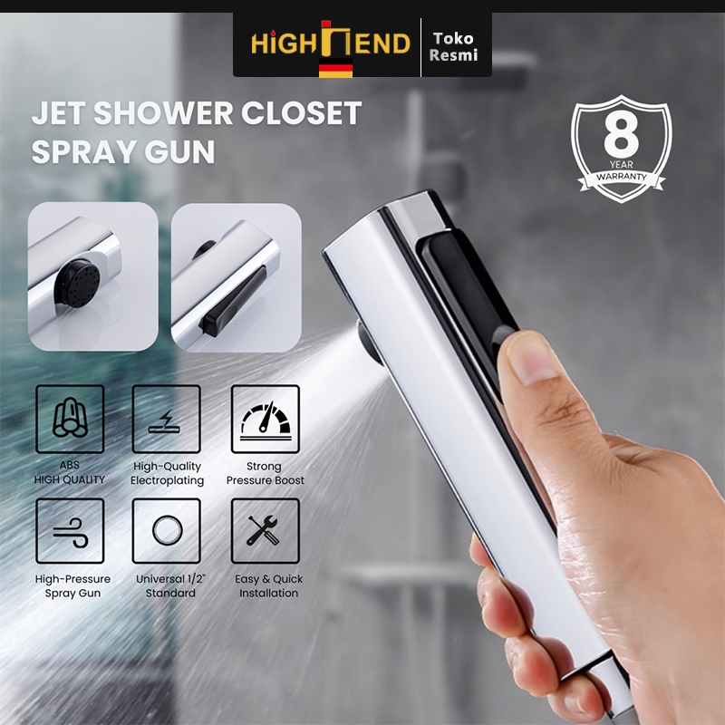 Jual HIGHNEND Toilet Shower Jet Washer Jet Shower Bidet Spray Semprotan ...