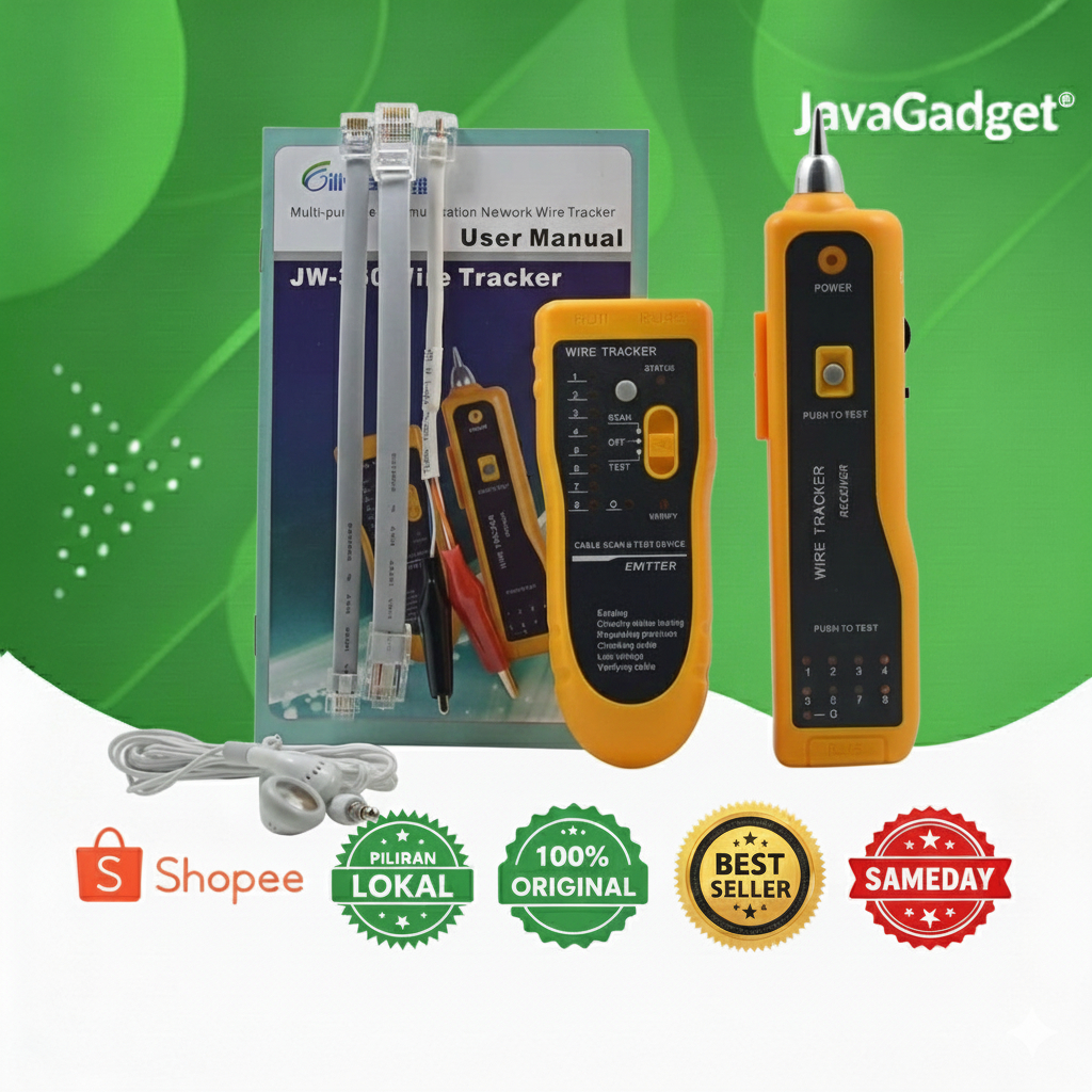 Jual JW-360 LAN Tester Wire Tracker Cable Scanner RJ45 RJ11 Network ...