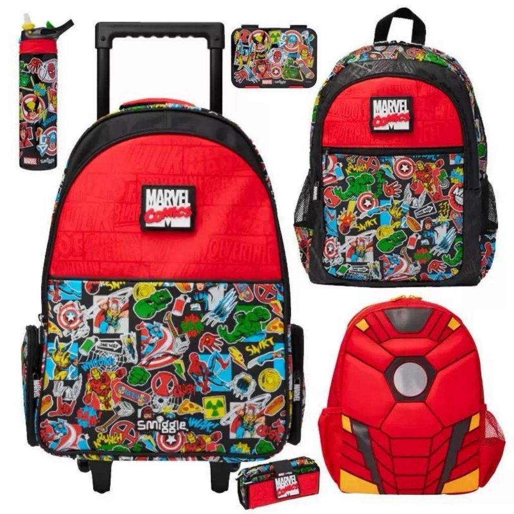 Jual MARVEL COMICS SERIES New Model 2026 Backpacks/Lunch Bag/Lunch Box ...