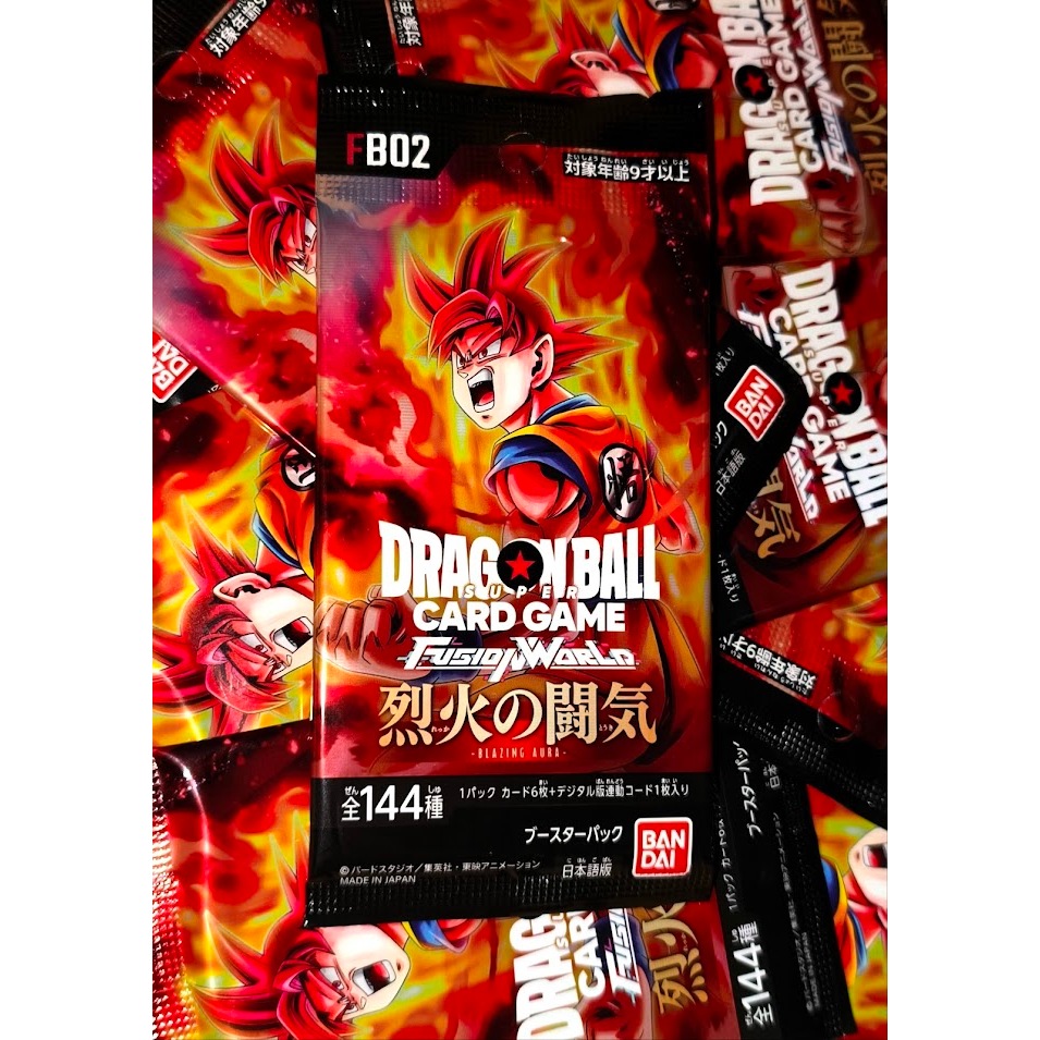 Jual Dragon Ball TCG FB02 Booster Pack - Blazing Aura | Shopee Indonesia