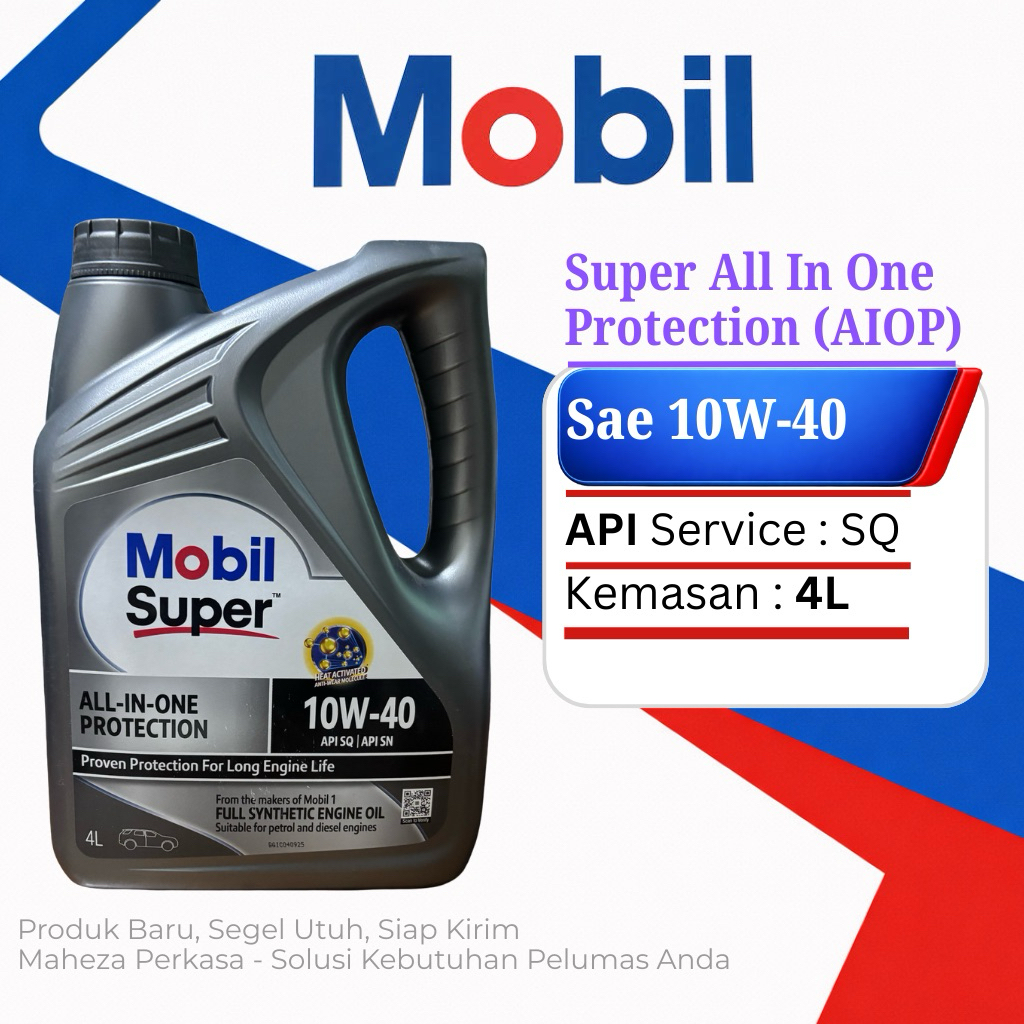 Jual Mobil Super All In One Protection 10W-40 Oli Mesin API SQ Kemasan ...