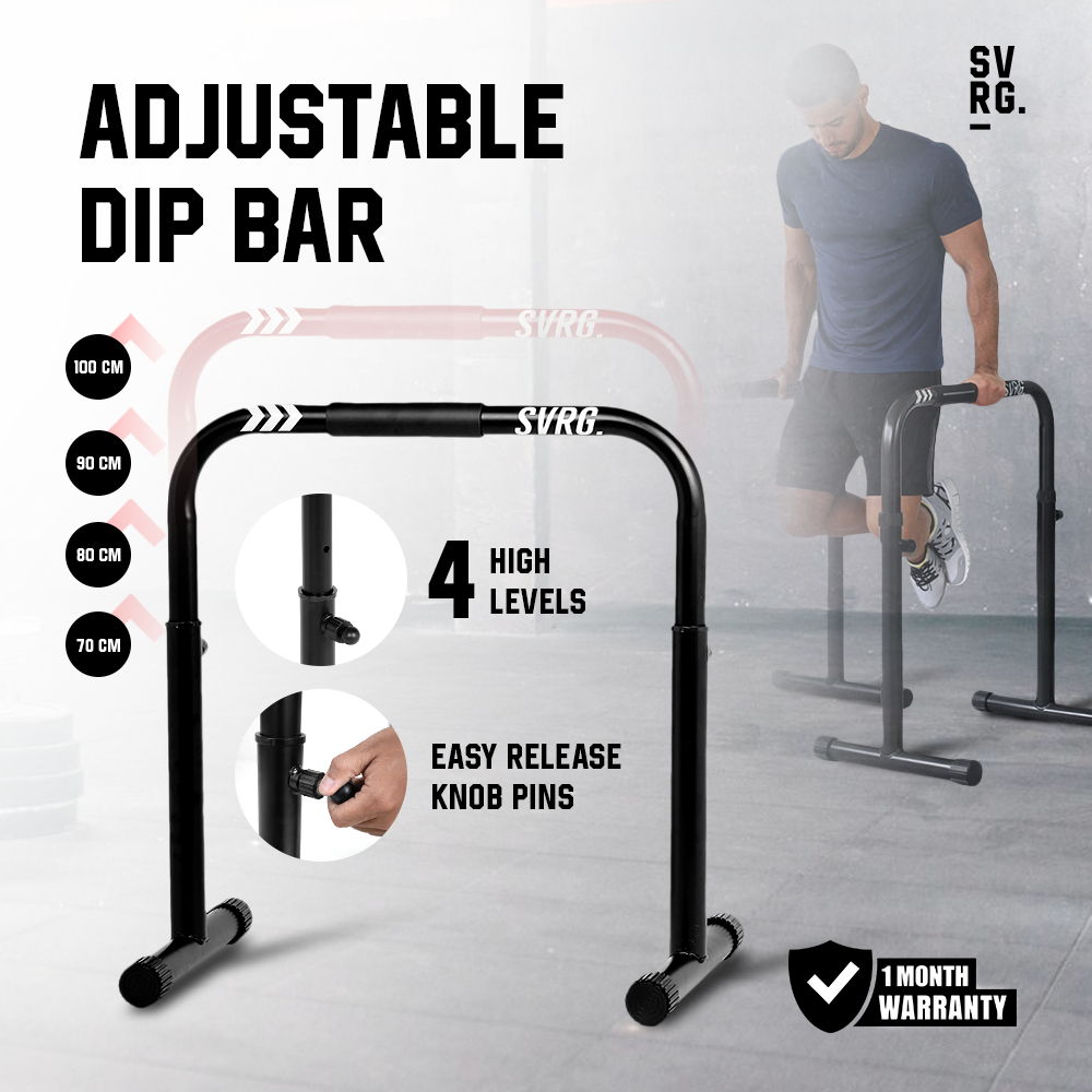 Jual SVRG Adjustable Dip Bar Calisthenic Dipping Crossfit Dips | Shopee ...