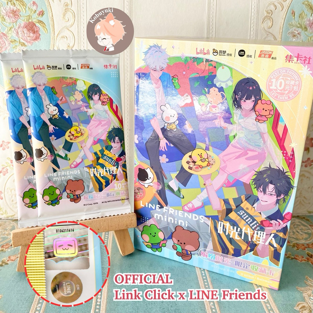 Jual [2 Cards/pack] OFFICIAL Link Click x Line Friends series blind bag ...
