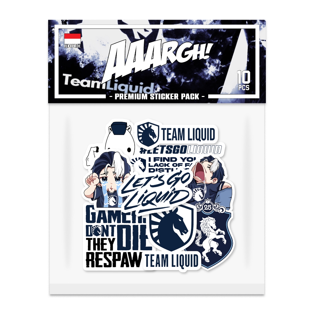 Jual Stiker TEAM LIQUID Sticker Pack vol. 1 (Global Edition) | Shopee ...