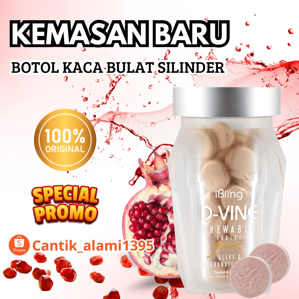 Jual D vine Dvine COLLAGEN CANDY ORIGINAL ASLI ISI 60 TABLET READY ...