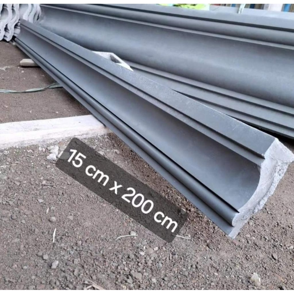 Jual lis profil beton/lis beton tempel/lisplang profil beton/lis profil ...