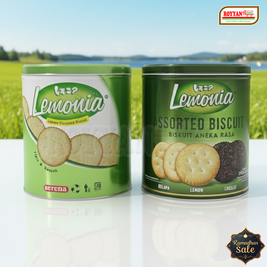 Jual PROMO Ramadhan Nissin Lemonia Biskuit Kaleng Rasa Lemon 650gr ...