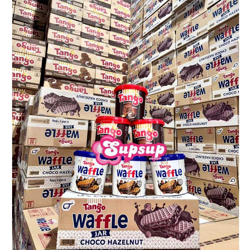 Jual ( KARTON / 6 Jar ) Wafer Tango Jar Rasa Chocolate Vanilla / Tango ...