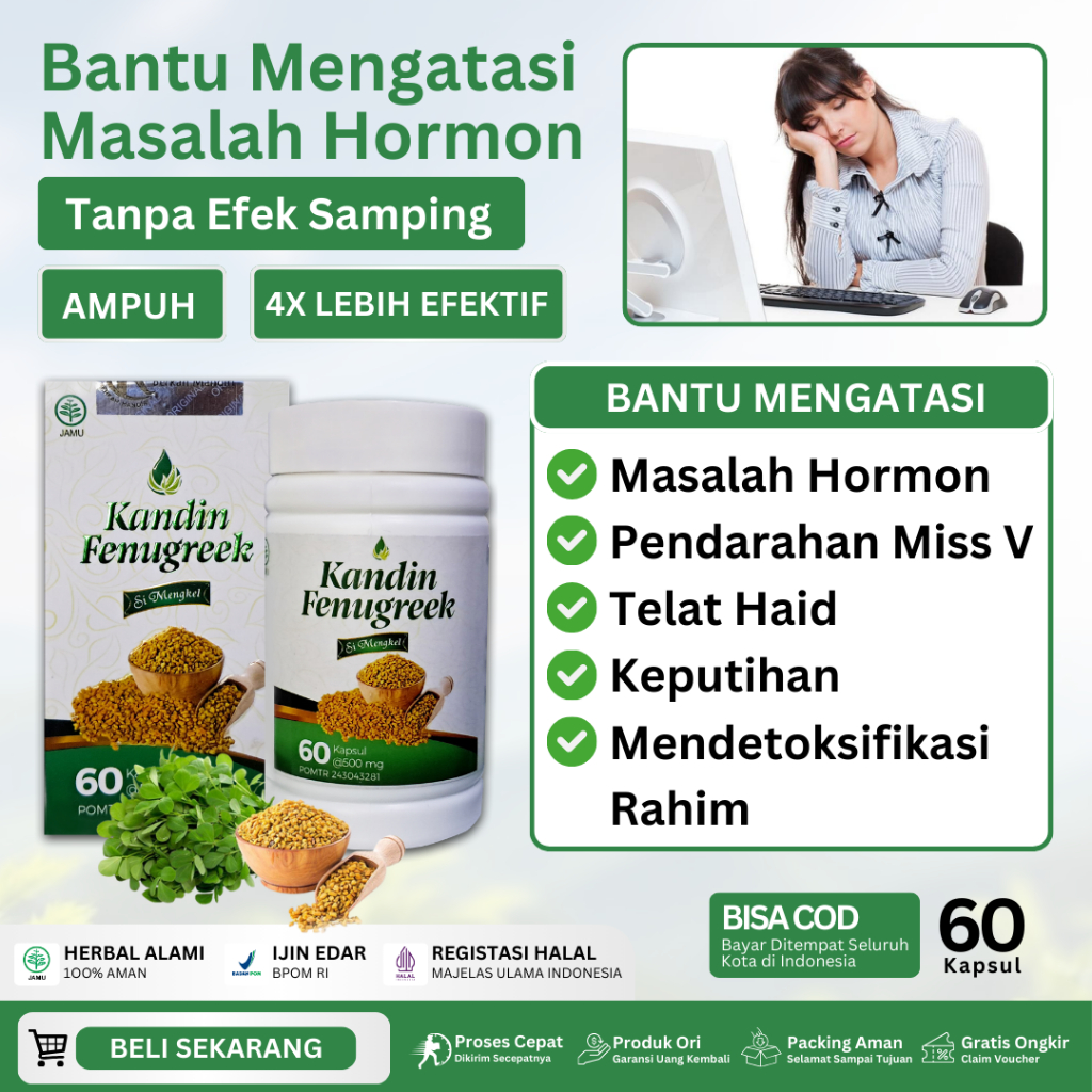 Jual Fenugreek Original 100% - Obat Hormon Estrogen, Obat Penebalan ...