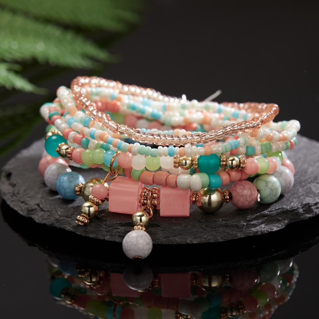 Jual CC ACC Gelang Bunga Peony Pink Email Perhiasan Pengantin Gelang ...