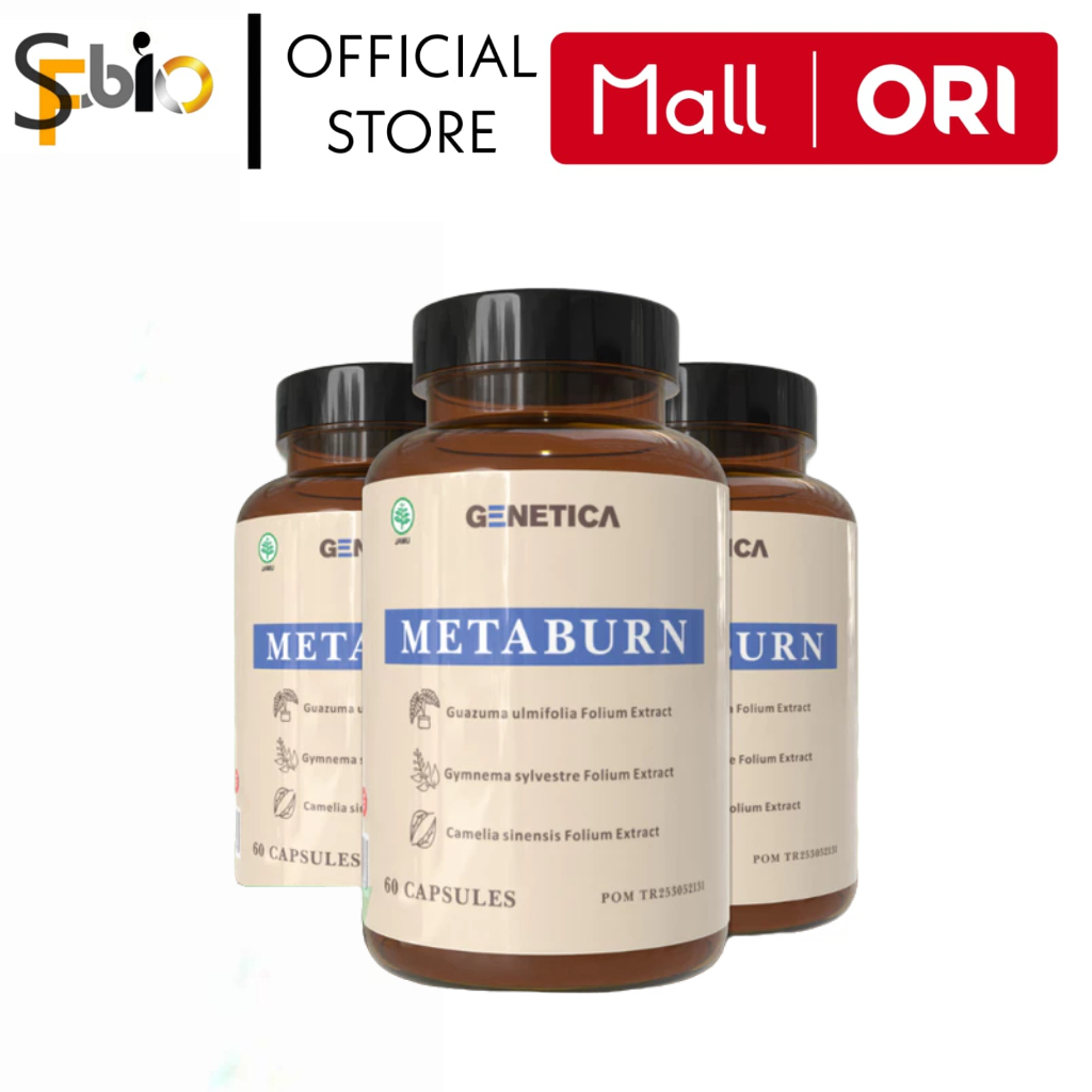 Jual Genetica Meta Burn 60 Kapsul Suplemen Diet Herbal Alami BPOM Halal ...