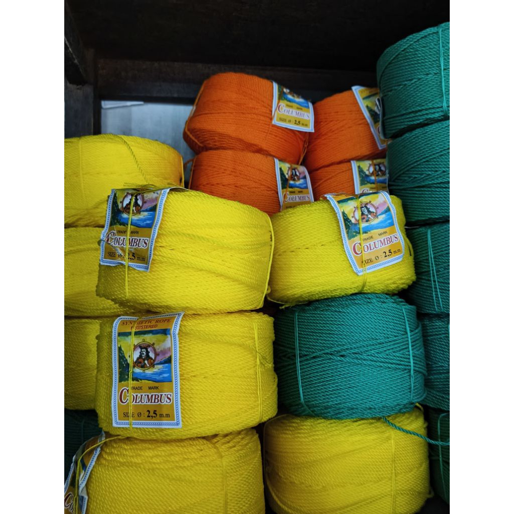 Jual Tali nilon merek colombus 2mm/2½mm | Shopee Indonesia
