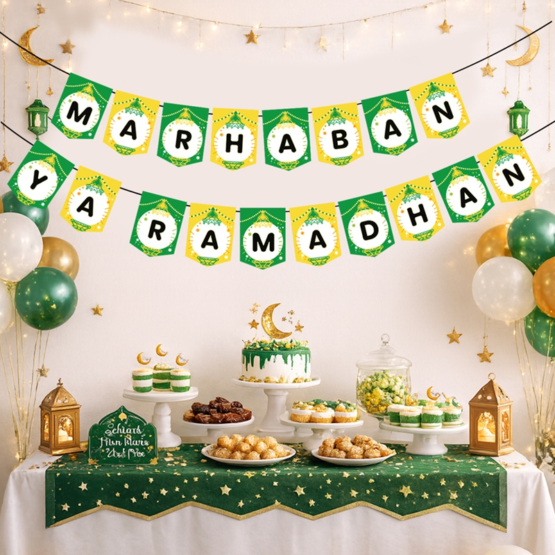 Jual Banner Set Dekorasi Lebaran Idul Fitri Ramadhan | Backdrop Hiasan ...