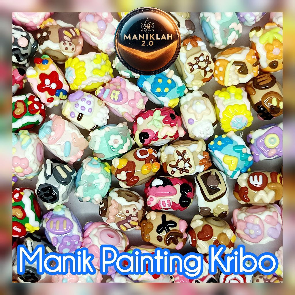 Jual Manik Painting Kribo, Isi 100 Pcs / Bag, Ukuran 2 Cm - 2,3 Cm ...