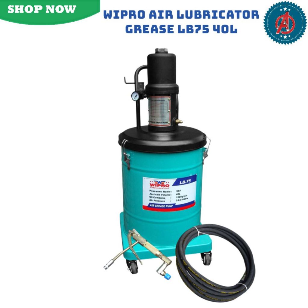 Jual Air Lubricator Grease Kapasitas 40 Liter LB 75 WIPRO / Alat Pompa ...