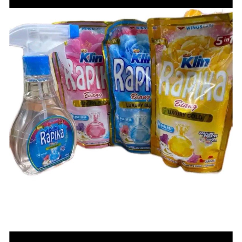Jual Paket 1 botol Rapika Biang + 3 pouch Rapika Reffill isi 250ml ...