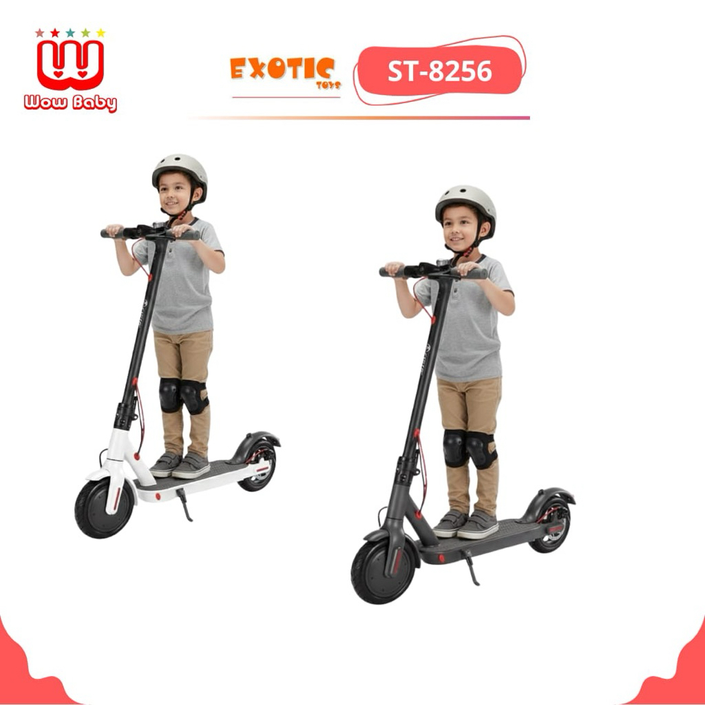 Jual EXOTIC ST8145 // ST8256 SCOOTER LISTRIK ELEKTRIK 6.6 AH 25 KM ...