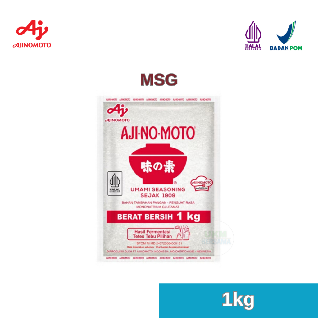 Jual Ajinomoto Micin Bumbu Penyedap Rasa Glutamat Alami 1KG | Shopee ...