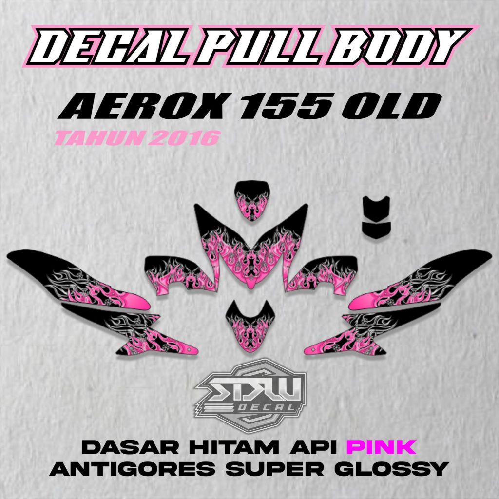 Jual DECAL AEROX 155 OLD DECAL MOTOR MOTIF TRIBAL ( YAMAHA AEROX 155 ...